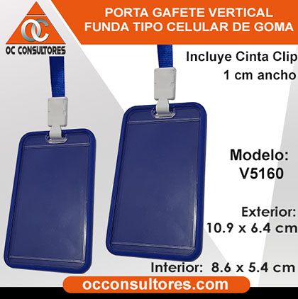 Portagafetes personalizados | Yoyos Cintas | Plástico Transparente ceeport