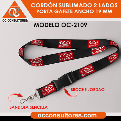 Cordones Para Gafetes Personalizados a color- Para Credenciales
